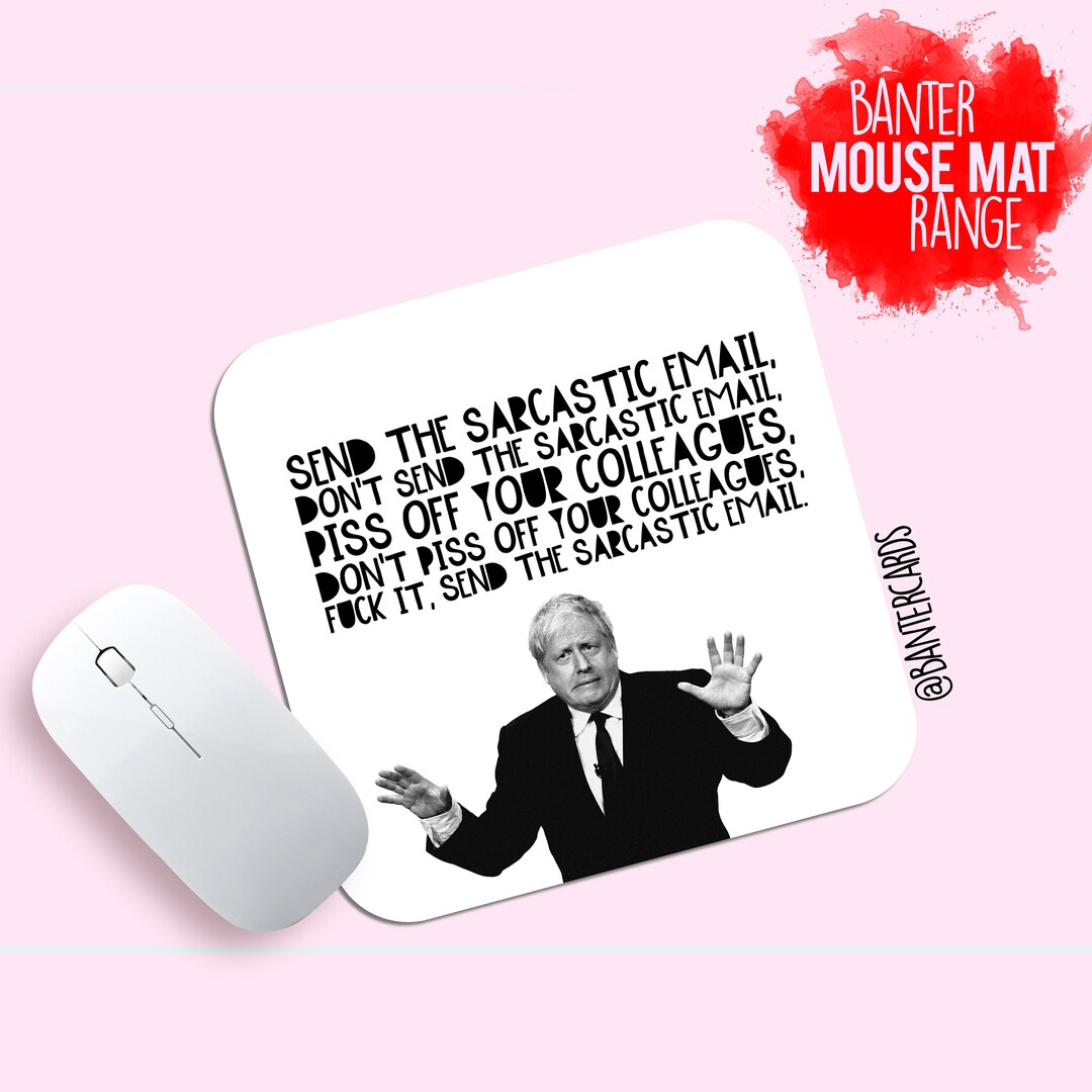 Send the Sarcastic Email Don't Sent,mouse Mat,funny Gifts,rude Gifts ...
