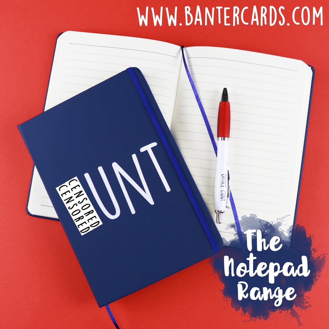 Ct navy Notepad, Funny Stationery, Banter Cards,banter Gifts,diary ...