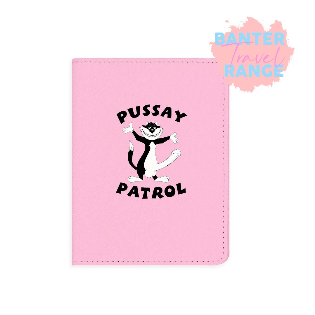 Pussay Patrol Passport Cover,passport Cover,passport Holder,luggage Tag ...
