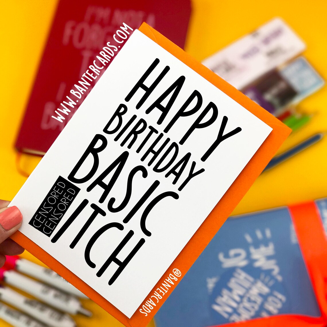 Happy Birthday Basic Bch Plain FB Funny Cardsbanter - Etsy