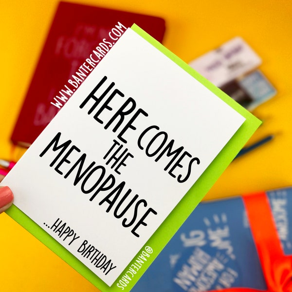 Funny Menopause Card - Etsy UK