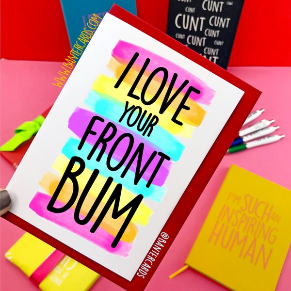 Front Bum Cards - Etsy