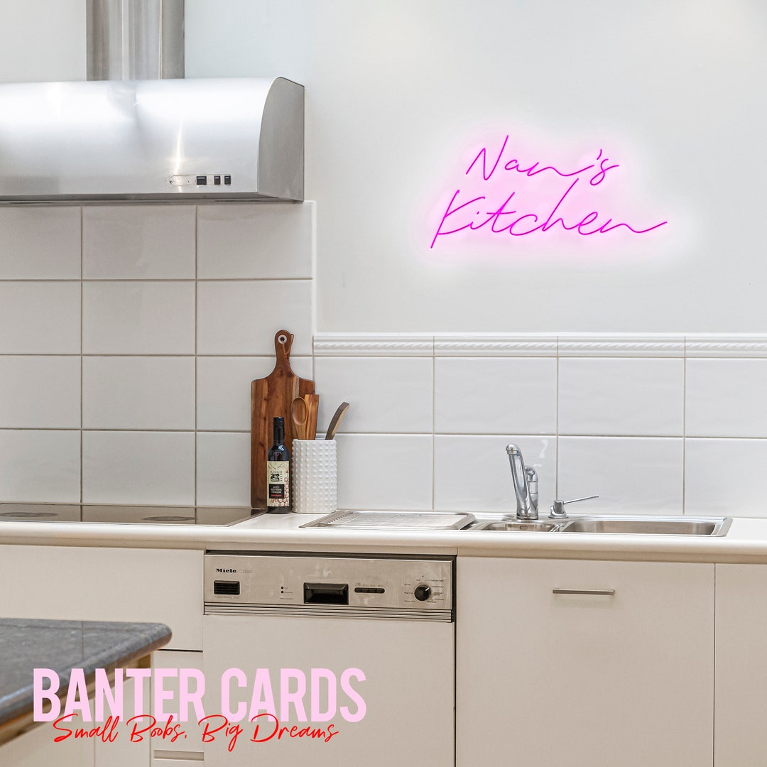 Nan's Kitchen Neon Sign, LED Neon, LED Sign, Custom Neon Sign - Etsy