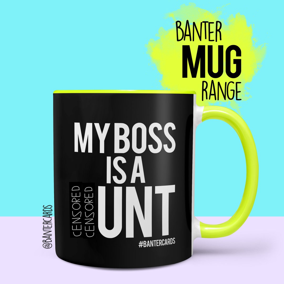 My Boss is A Ct Mug, Funny Mugs, Banter Cards, Banter Mugs, Office Mug ...