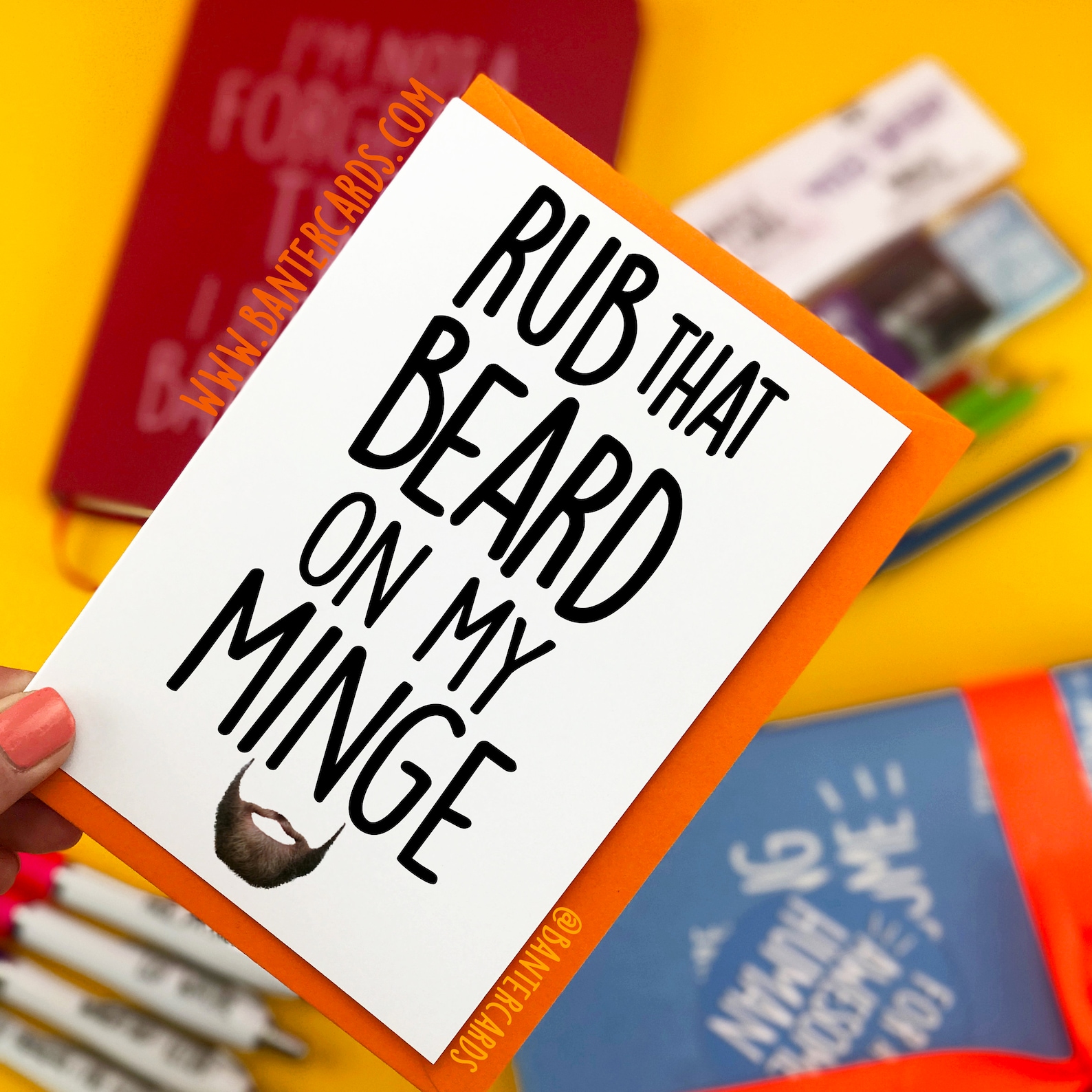 Rub That Beard on My Minge Plain FB Funny Cardsbanter - Etsy