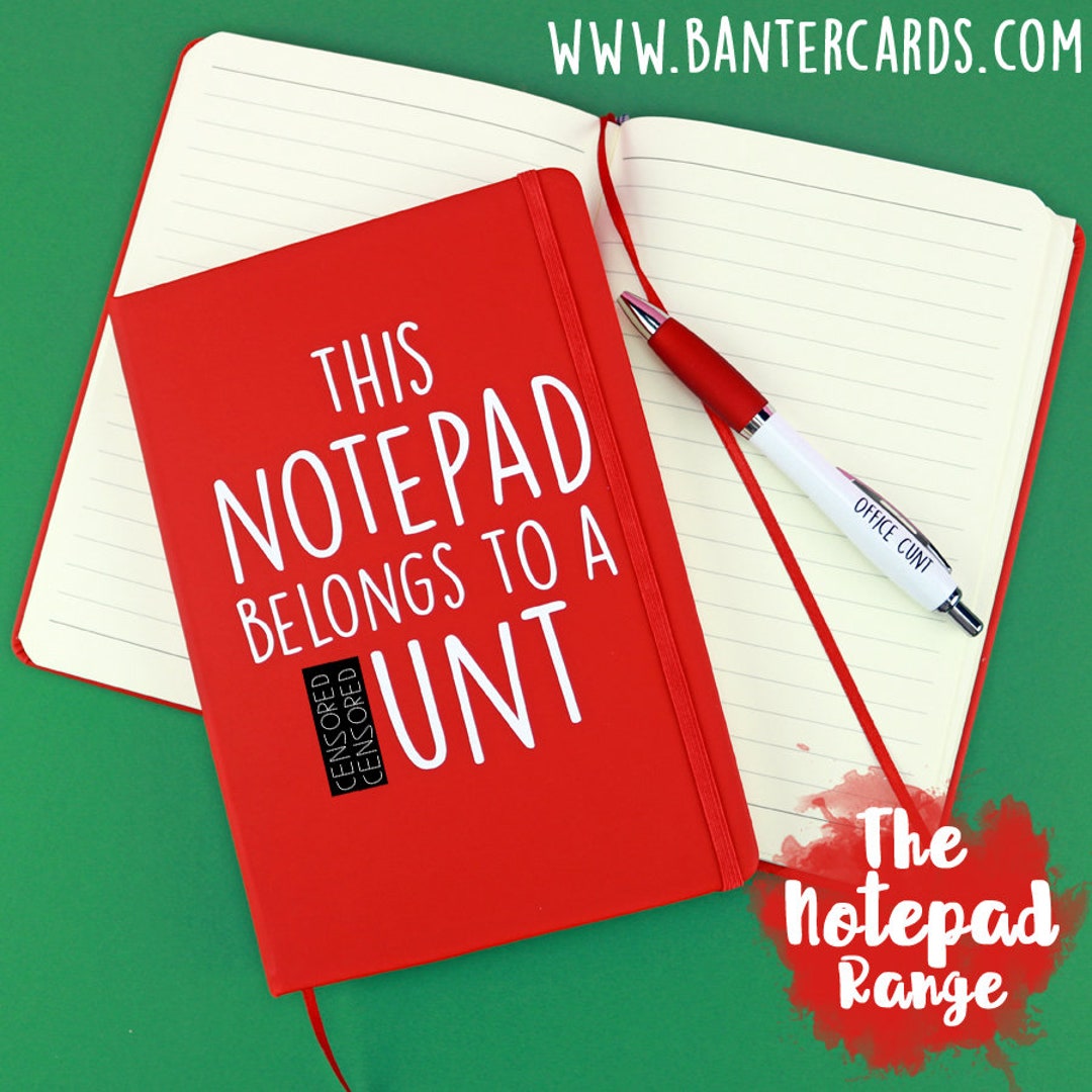 This Notepad Belongs to Ct Notepad, Funny Stationery,banter Cards ...