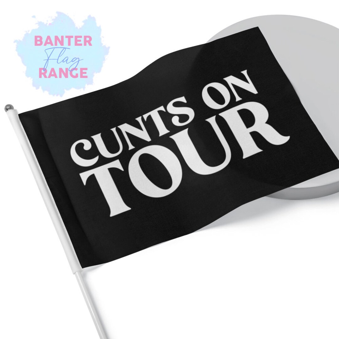 Cnts on Tour Hand Flag - Etsy