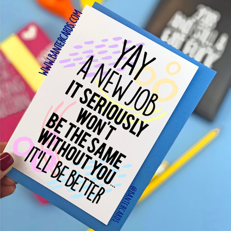 Yay A New Job It Seriously Wont Be the Same Without You.. - Etsy