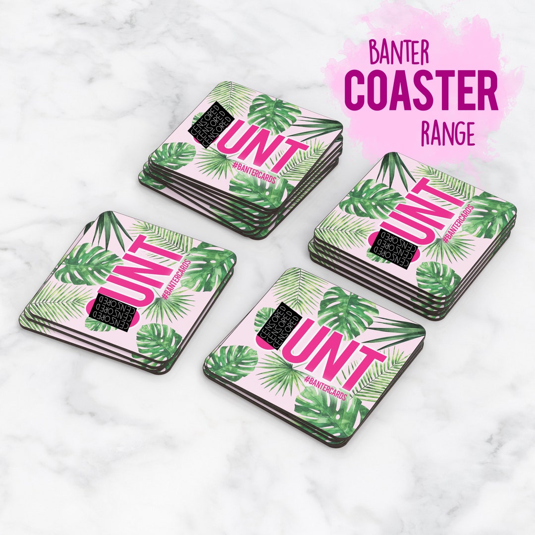 Ct Leaf, Funny Coaster, Funny Gifts, Banter Cards, Banter Gifts ...