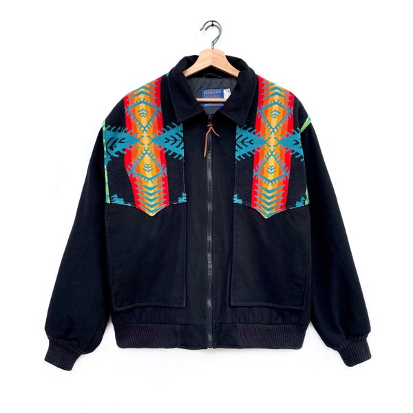 Vintage Pendleton Bomber Jacket - Etsy