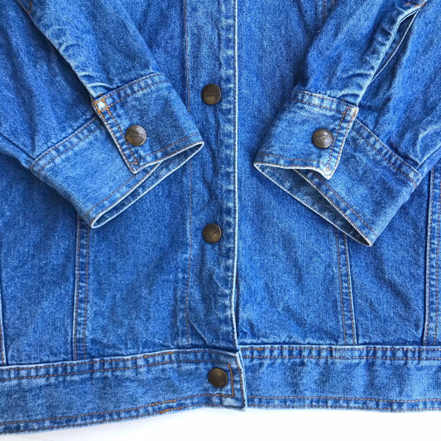 Vintage Denim Jacket With Applied Studs - Etsy
