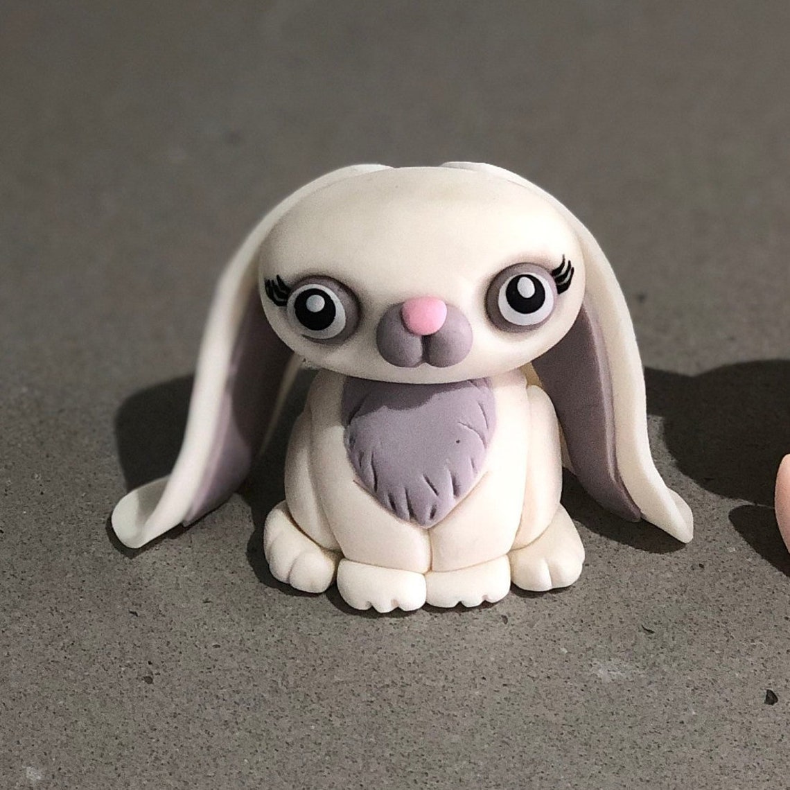 Bunny Rabbit Cake Topper Fondant Birthday Baby Shower Customise - Etsy