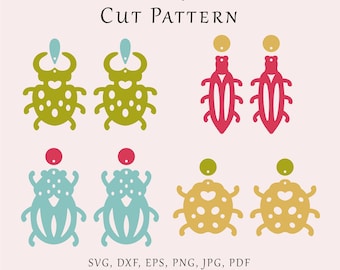 Geometric Snap Clips SVG File Abstract Digital Template Wave - Etsy