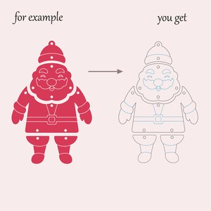 Santa Claus Earrings SVG, Christmas Glowforge Pattern, Christmas Tree ...