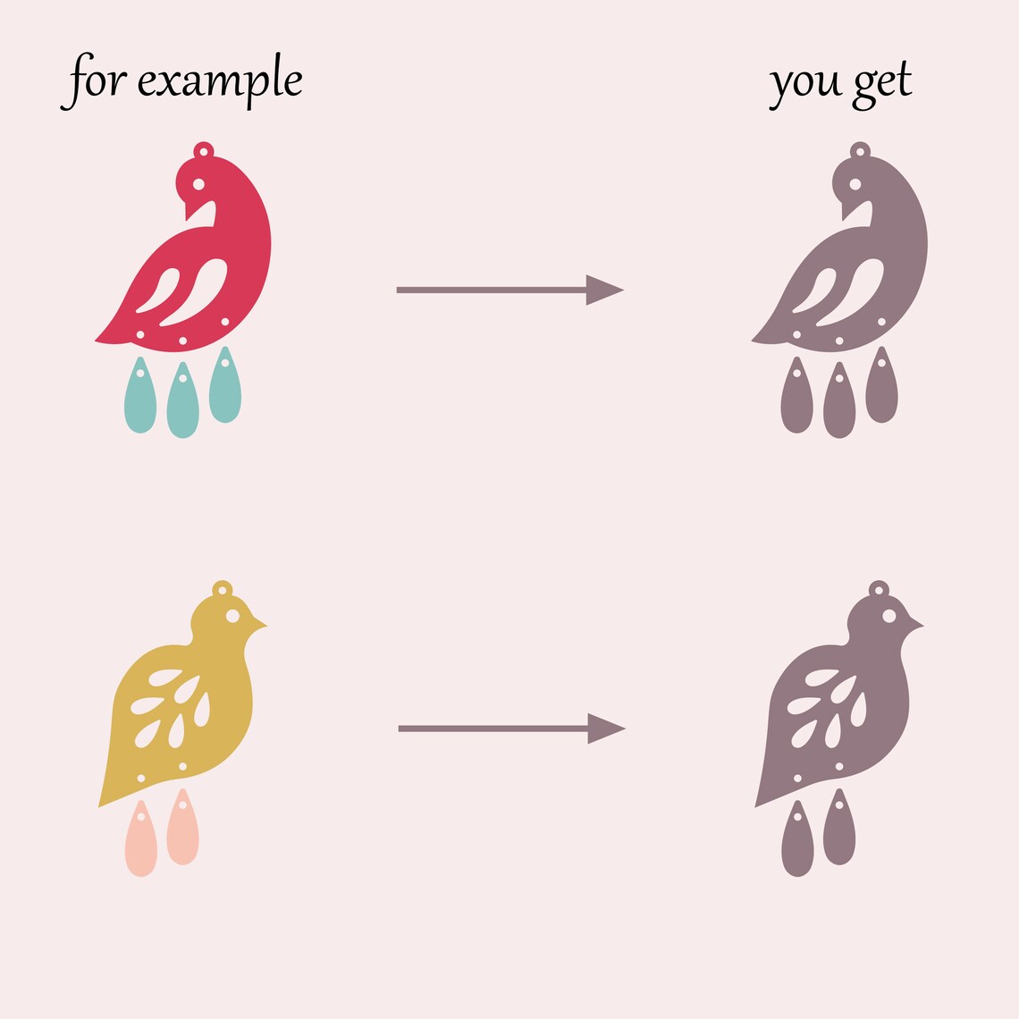 Bird Earrings SVG, Hummingbird Earrings Svg, Pigeon Pattern Svg, Bird ...