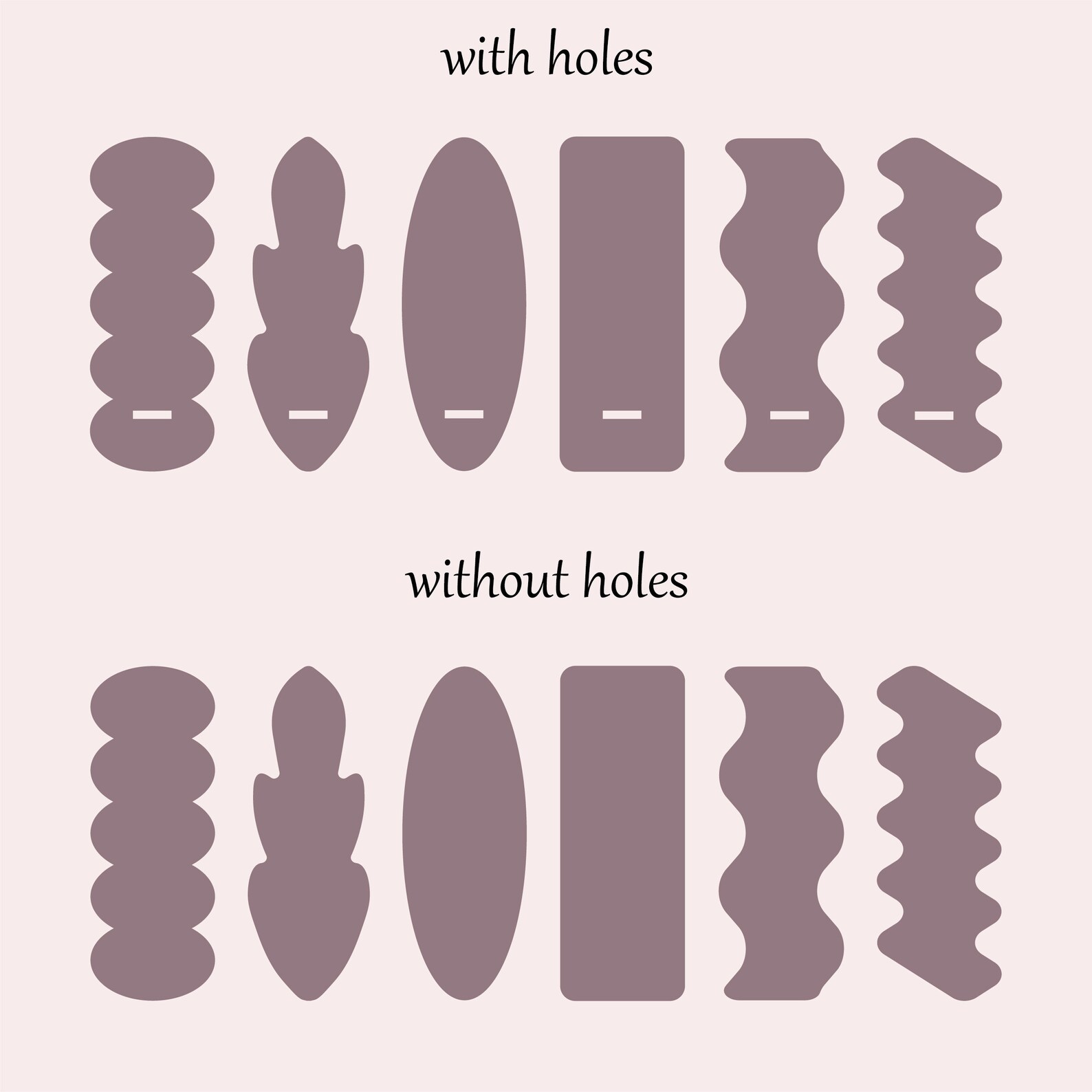 Geometric Snap Clips SVG File Abstract Digital Template Wave - Etsy