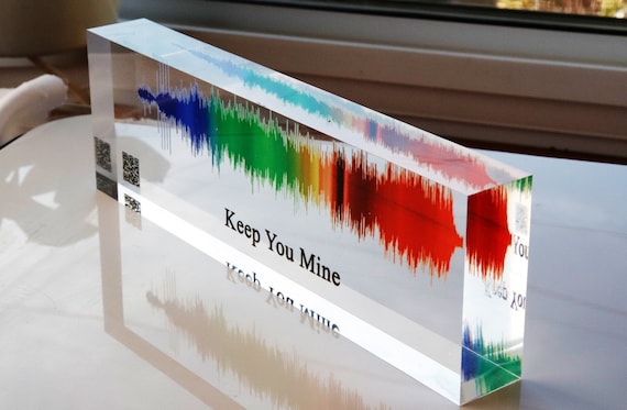 Sound Gifts Sound Wave Art Custom Sound Wave 3D Print Personal - Etsy