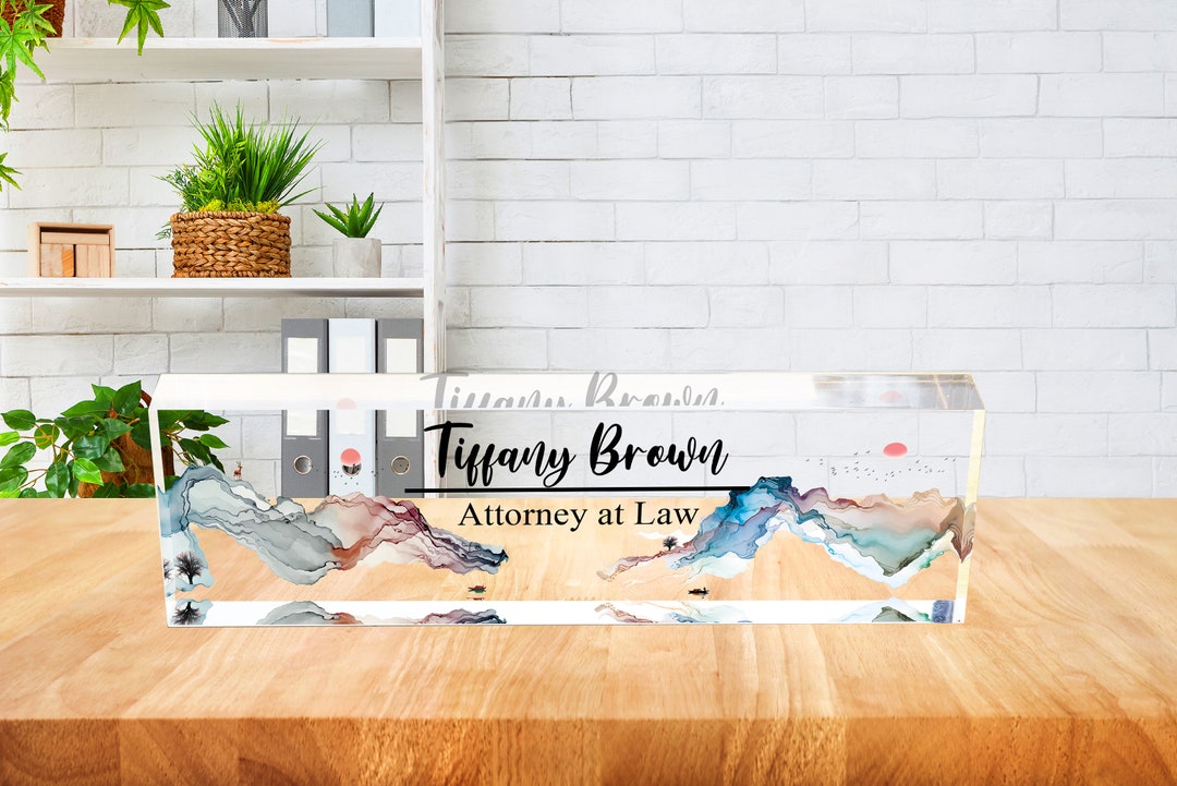 Personalized Name Plate for Desk Nameplate Sign Office Desk Name Plate ...