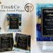 Personalized Trophy Award, Customizable Award Plaque, Custom Award ...