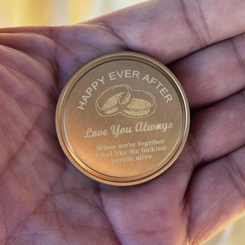 Custom Engraved Brass Challenge Coin, Decision Coin - Etsy