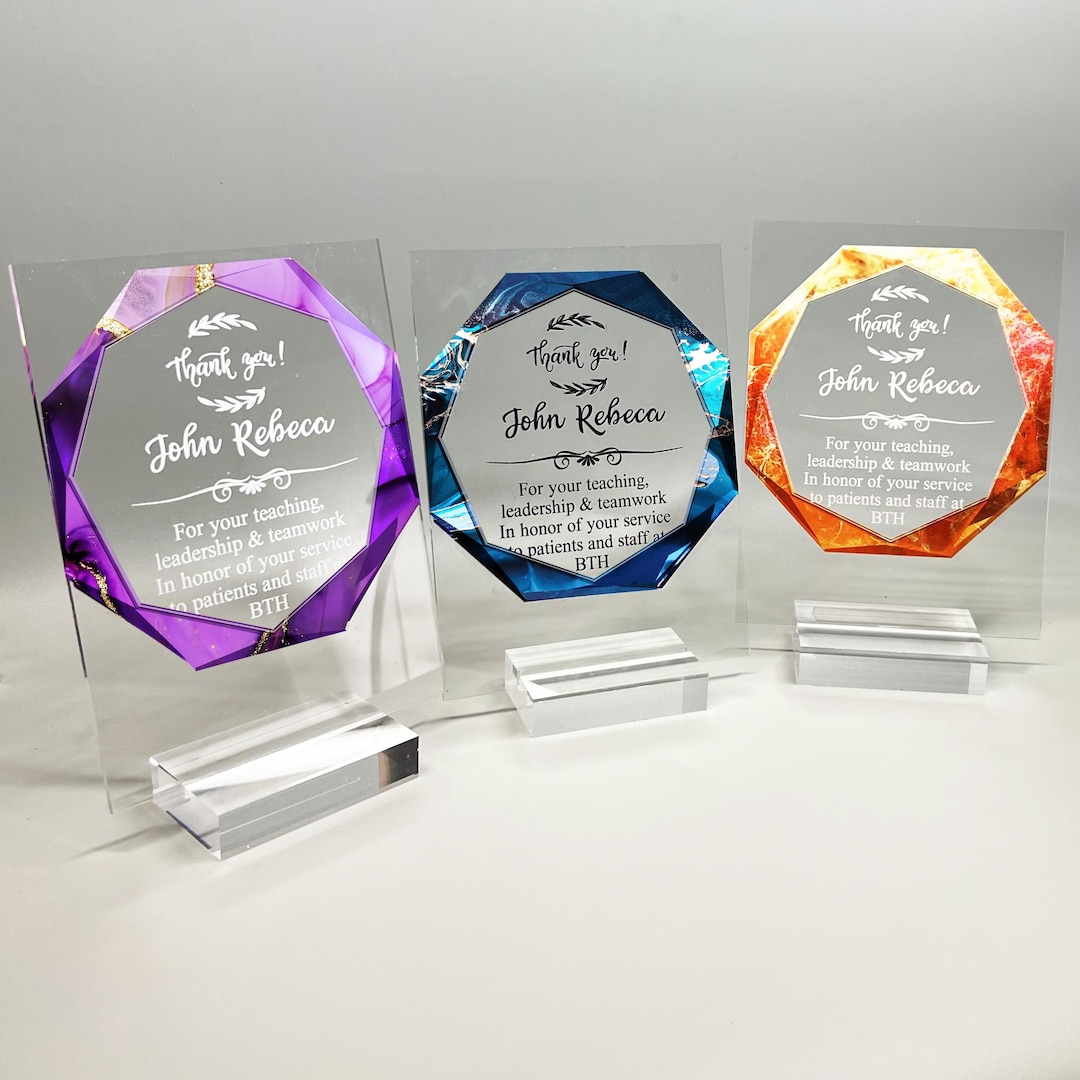 Personalized Employee Award, Retirement Appreciation, for Manager ...