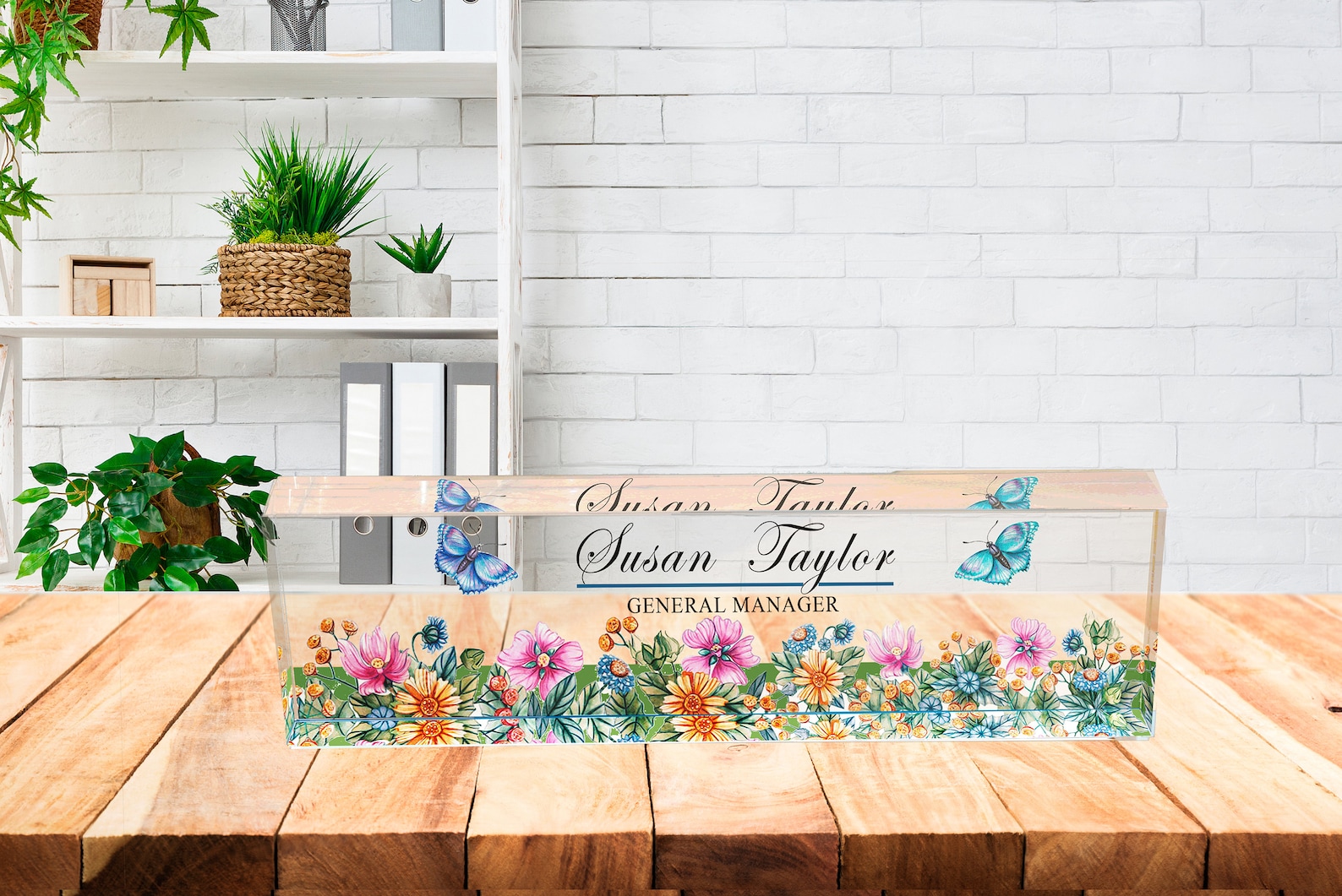 Personalized Name Plate for Desk Custom Office Decor Nameplate Sign ...