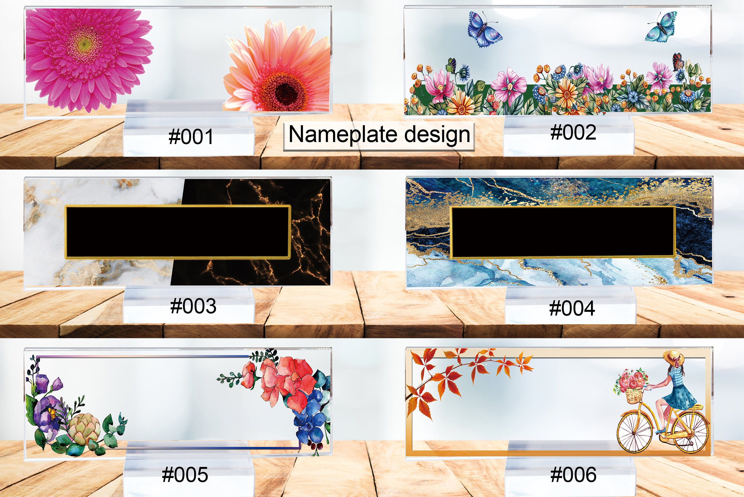 Personalized Name Plate for Desk Custom Office Decor | Etsy