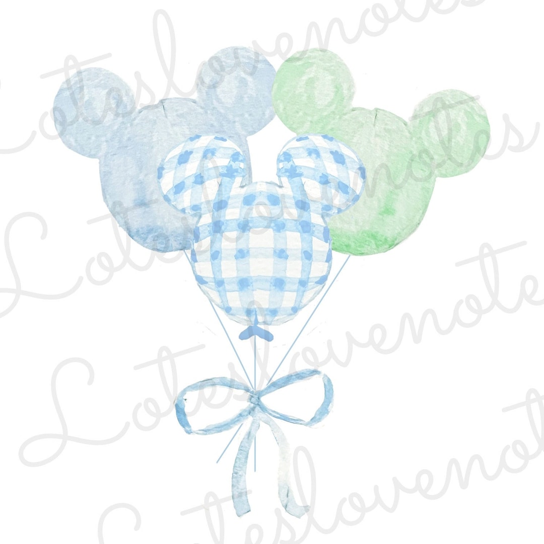 Blue Mouse Balloons - Etsy