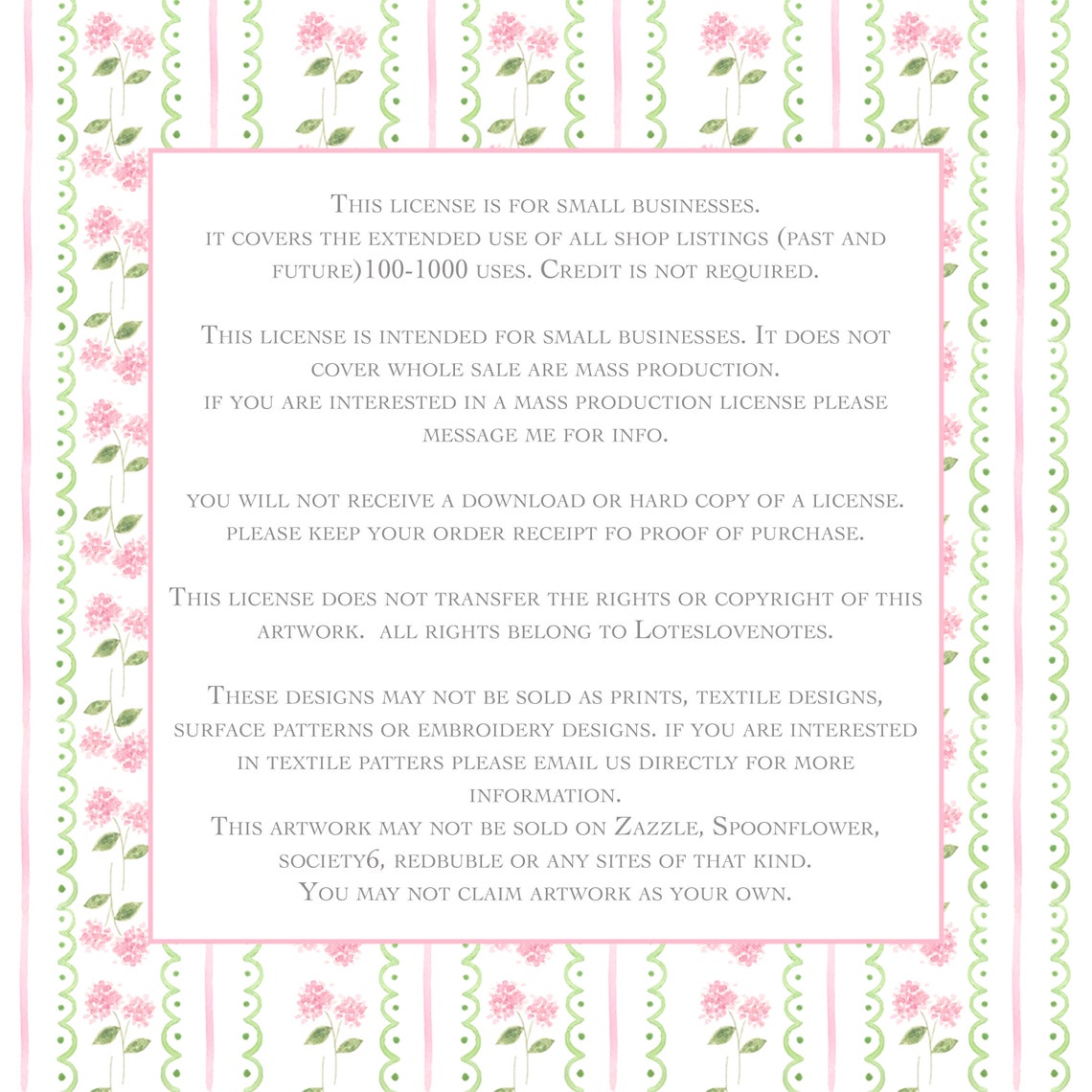 Whole Shop Commercial License - Etsy