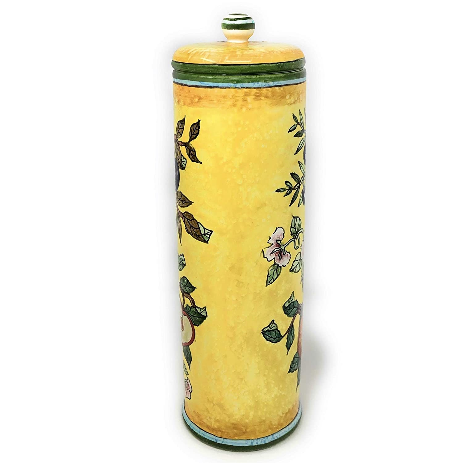 Italian Ceramic Pasta Spaghetti Canister Jar Container Pottery | Etsy