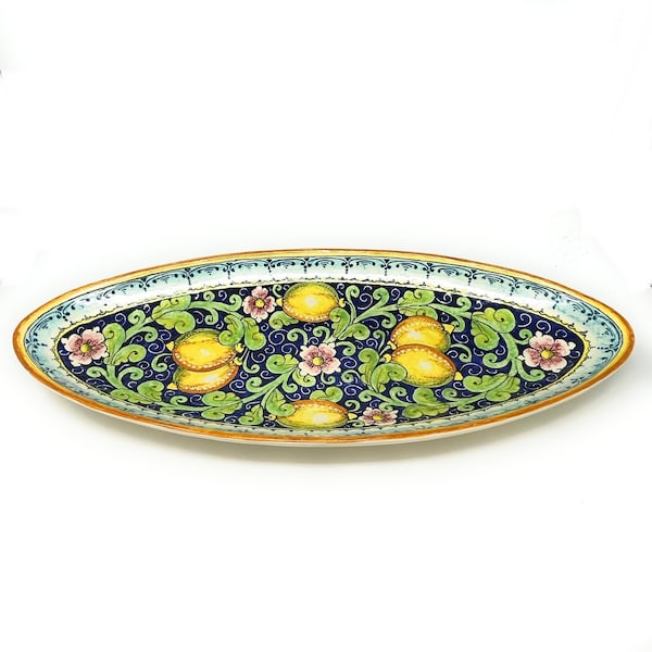 Italian Ceramic Lemons Centerpieces - Etsy