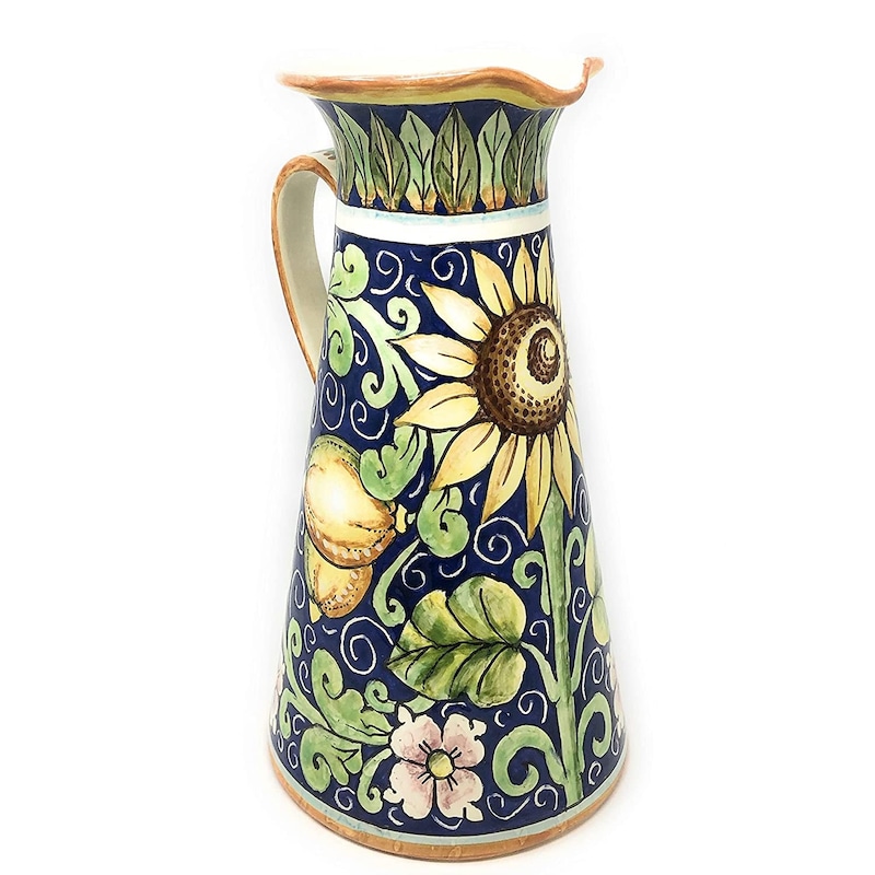Hand Painted Pitcher - Etsy