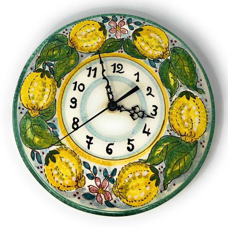 Hand Painted Clock - Etsy