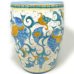 Italian Ceramic Cachepot Vase Flowerpot Planter Art Pottery Indoor ...