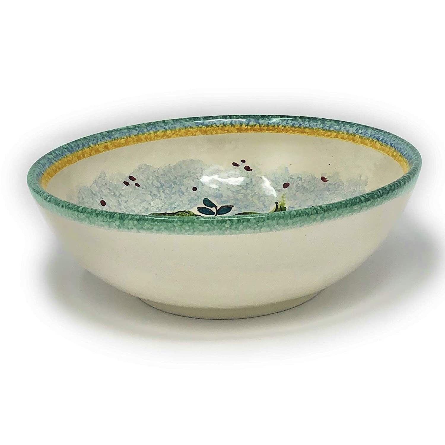 Italian Ceramic Small Bowl Round Pattern Lemons Art Pottery | Etsy