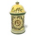 Italian Ceramic Coffee (caffè) Jar Holder Canister Pot Whit Lid Hand ...