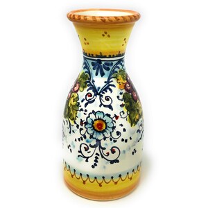 Italian Ceramic Art Pottery Vase - Pitcher Gal 0,132 Hand Painted ...