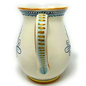 Italian Ceramic Pottery Art Pottery Pitcher Vino Vine - Water Gal 0,264 ...