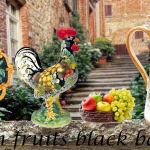 Italian Ceramic Art Pottery Vase Pipkin for Planter Flowerpot or ...