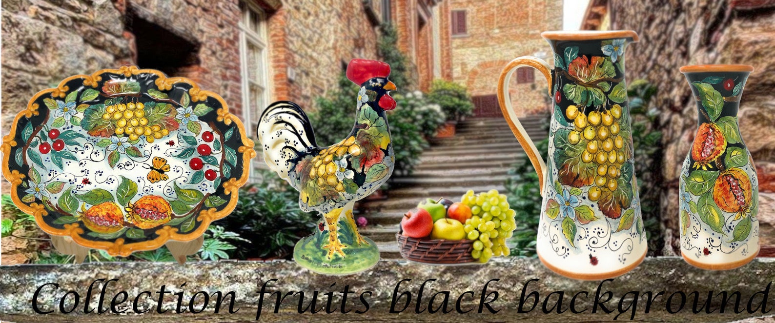 Italian Ceramic Rooster Figurine Italian Art Pottery Animals Collection ...