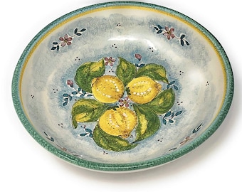 Italian Ceramic Serving Oval Bowl for Pasta Fruit Salad | Etsy