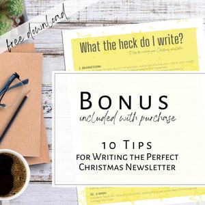 Grinchmas Christmas Newsletter Template – Editable Family Year in ...