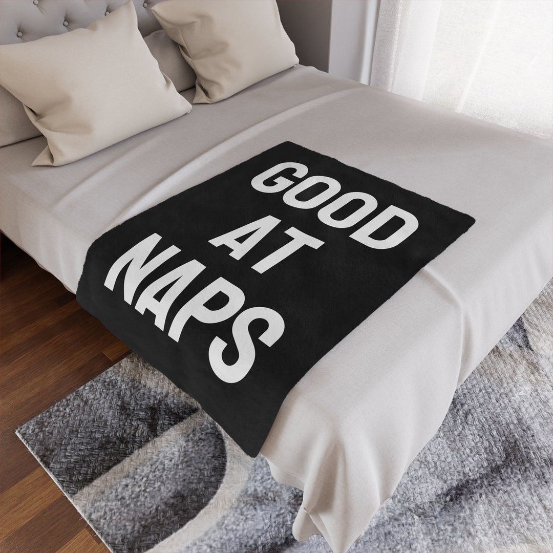 Good at Naps Minky Blanket Christmas Gift Idea Dad Grandpa - Etsy