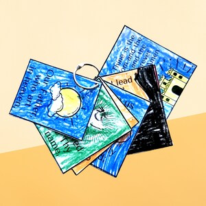 The Lord's Prayer Printable Flash Cards Craft Activity Digital Download ...