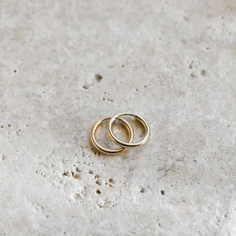 Small Gold Hoop Earrings - Etsy