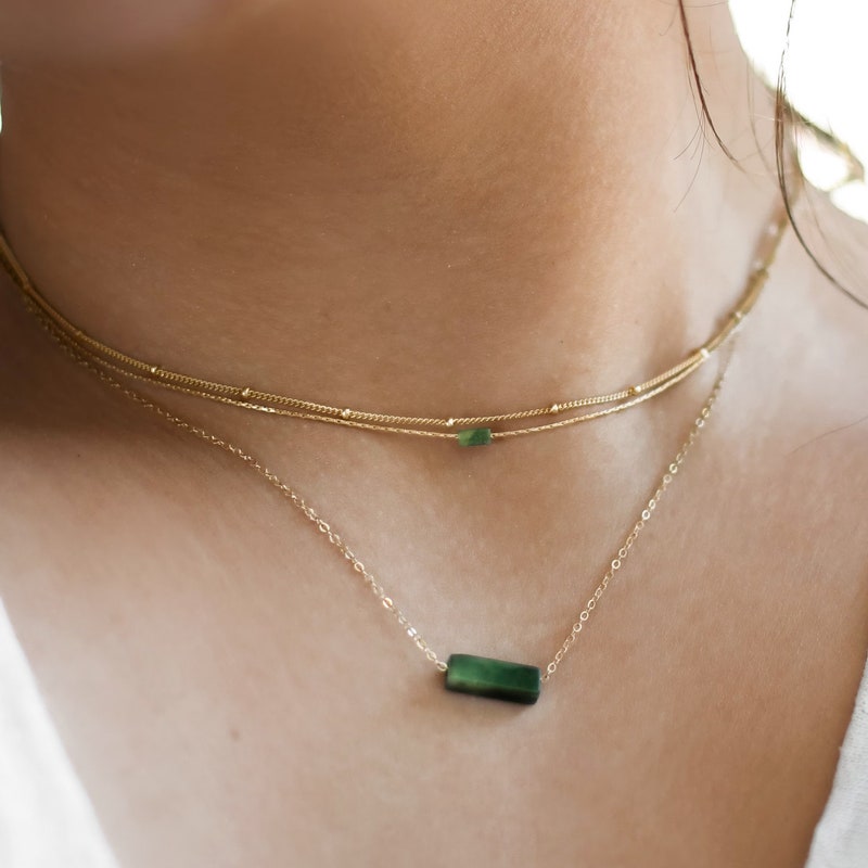 Jade Necklace - Etsy