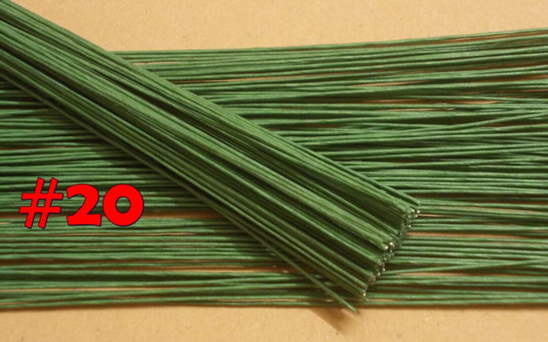 100 Wire Stemsgauge20 length 12 X 1.15 Mm Floral Wire Flower Stem ...