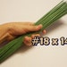 20 Stems Large-gauge#18- (length 14" X 3 Mm) Floral Wire Flower Stem ...