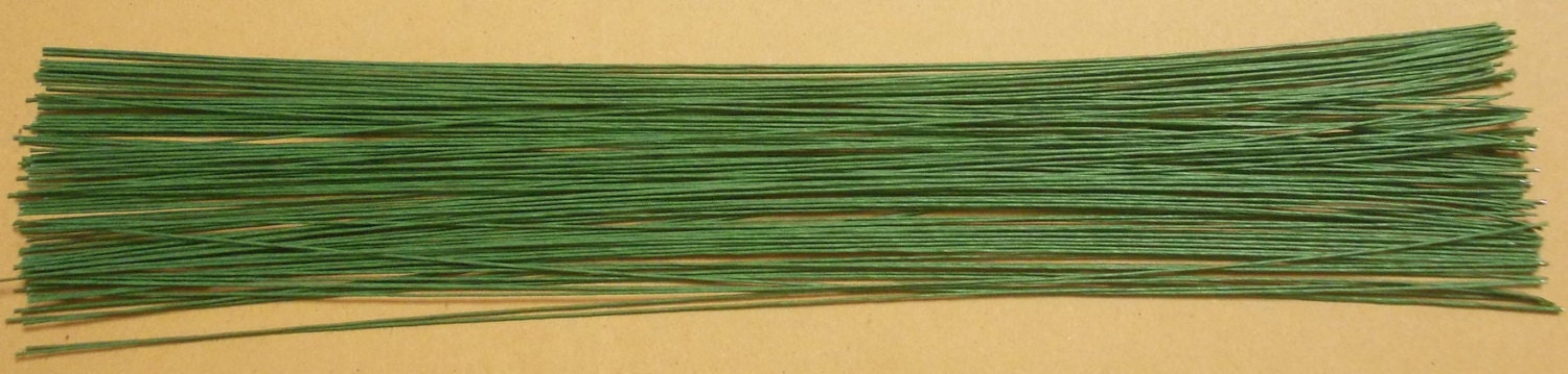 100 Wire Stemsgauge26 length 12 X 0.65 Mm Floral | Etsy