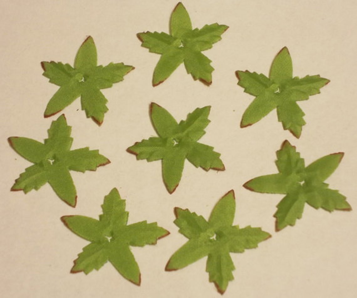 100 Sepal Size 1.25 Fabric Craft Sepal Satin Sepal - Etsy